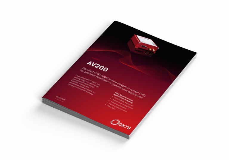 OxTS AV200 Datasheet | High-Accuracy GNSS/INS Specs