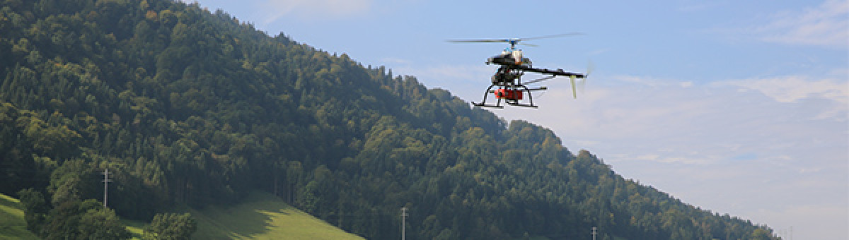 xNAV550 used with Riegl VUX-1 laser scanner on Aeroscout UAV to survey ...