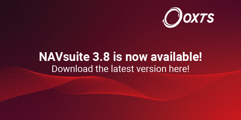 NAVsuite 3.8 is now available – upgrade to the latest version today! - OXTS