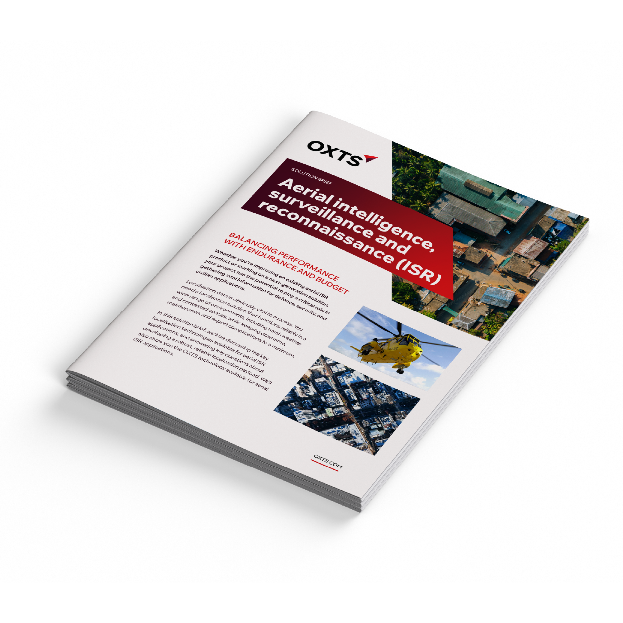 ISR Solution Brief | Precision INS for Aerial Surveillance